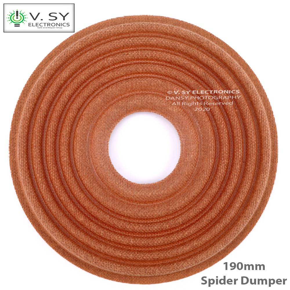 190mm Speaker Spider Dumper Replacement Part 50mm Inner Hole PA ...