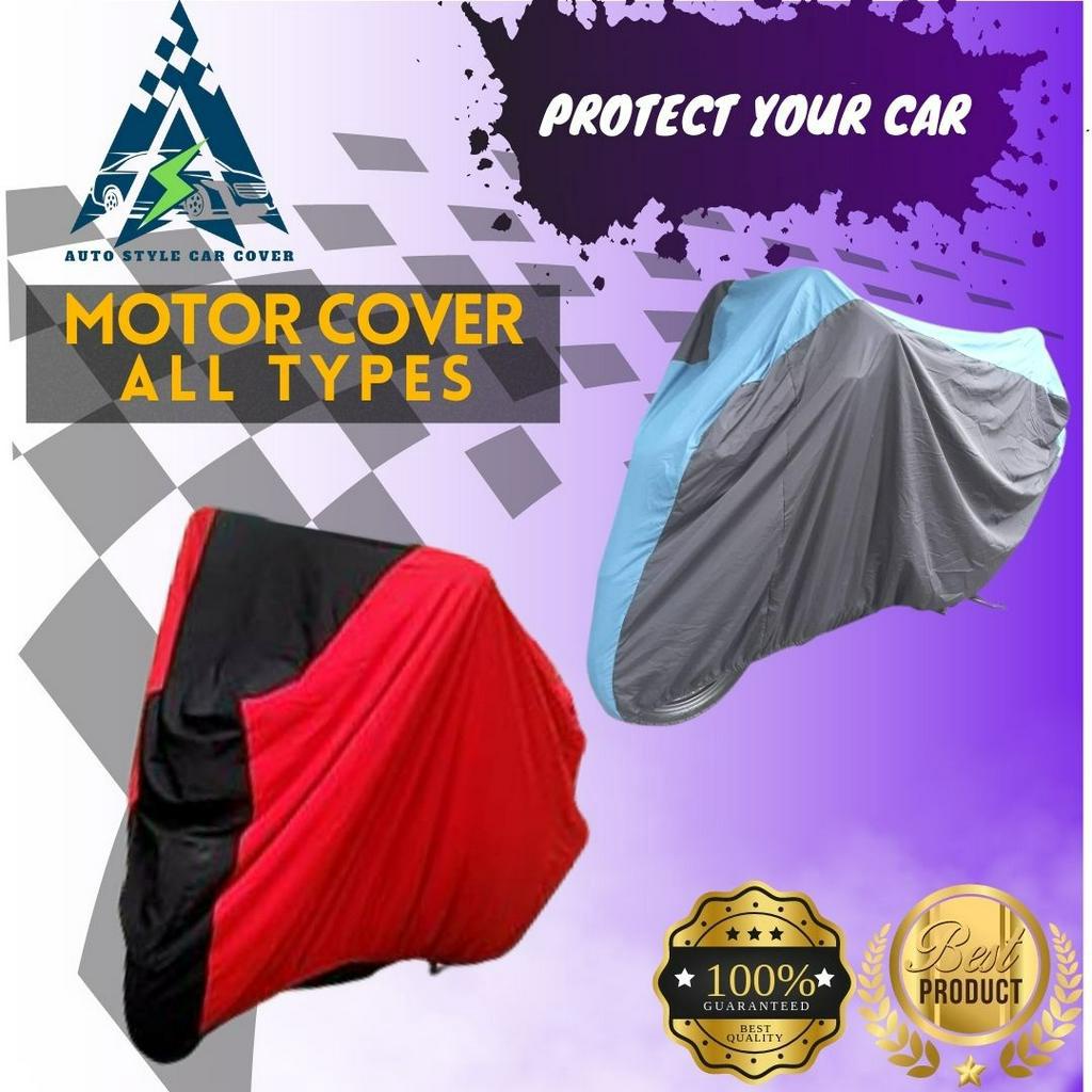 MOTORCYCLE COVER ALL TYPES NMAX ADV CLICK V1 V2 V3 MIO AEROX BAJAJ TMX ...
