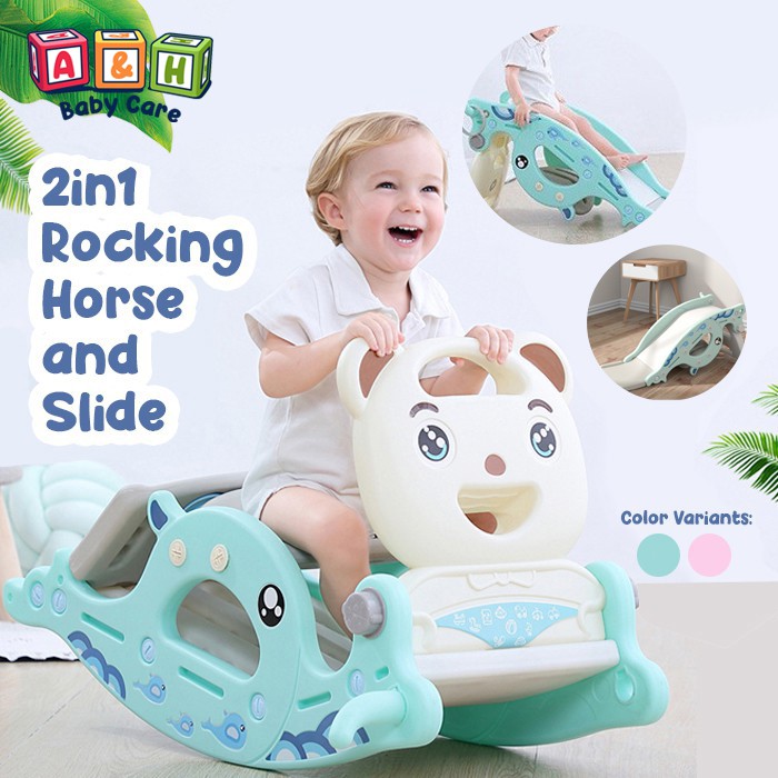 2in1 multifunctional rocker slide rocking chair kiddie slide Baby ...