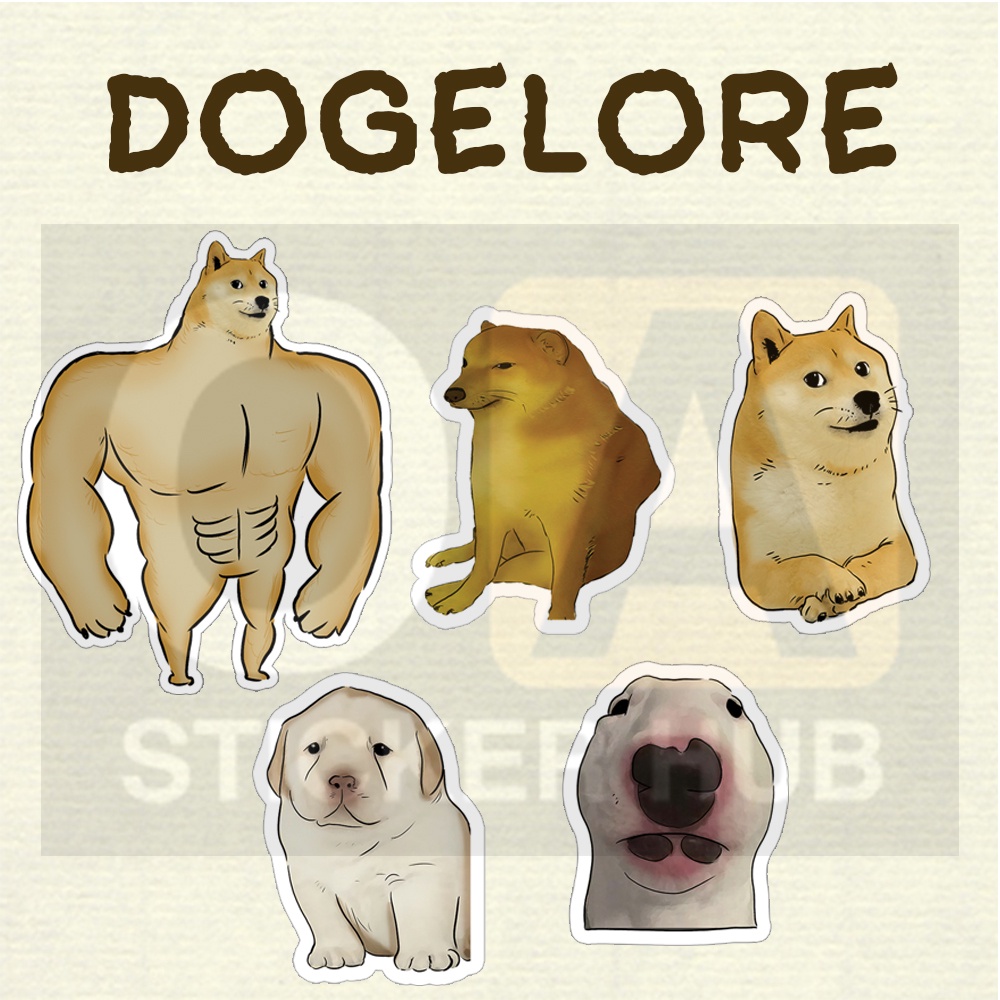 DOGELORE/CHEEMS STICKERS | Shopee Philippines
