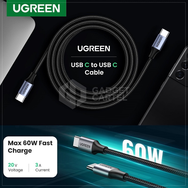 Gadget CARTEL - UGREEN 50150 Cable PD USB TYPE C POWER DELIVERY FAST CHARGING CHARGER | Shopee ...