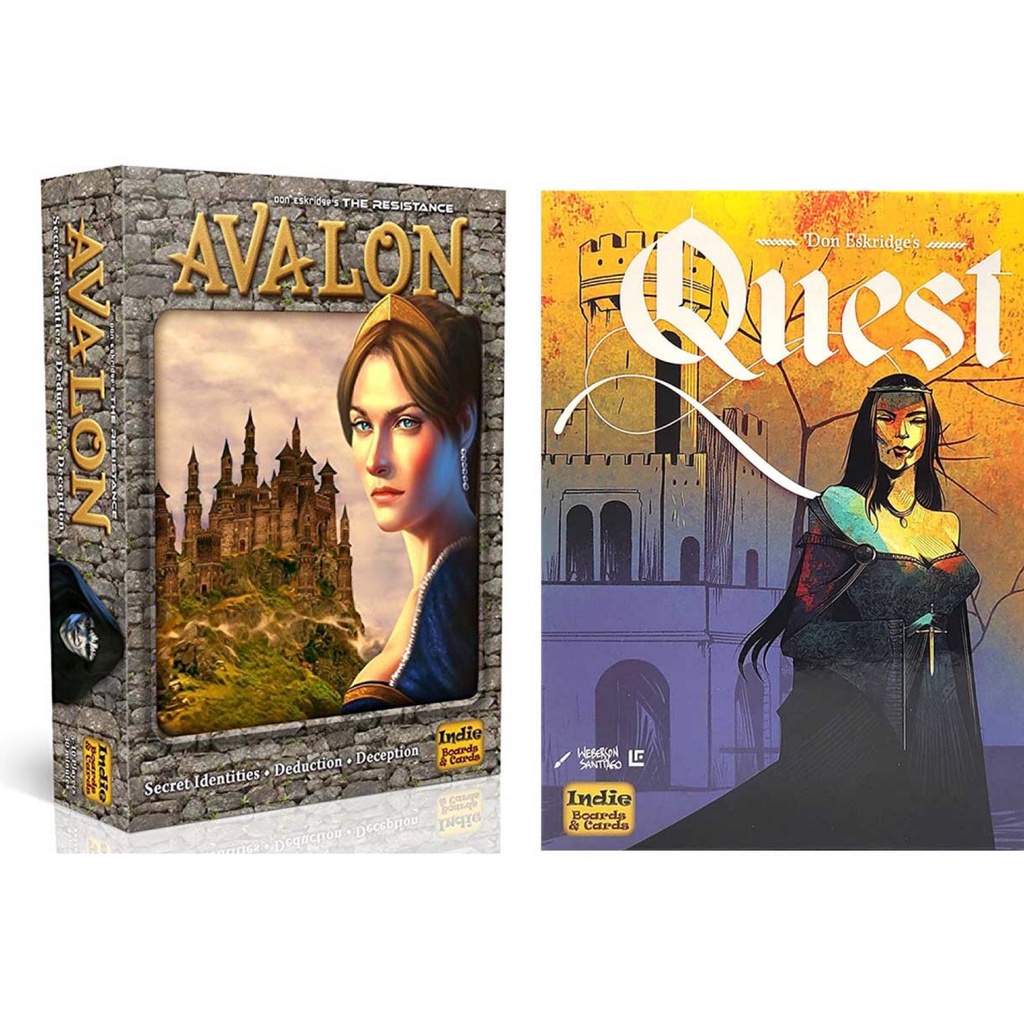 Avalon English Version Card Games Don Eskridge Quest Card Game | Shopee ...