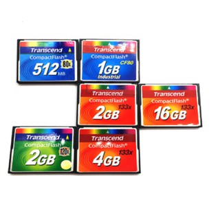 Transcend CompactFlash CF Card Memory Card 512MB/ 1GB/ 2GB/4GB ...