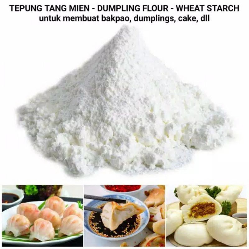 Wheat starch mien tang flour wheat starch dimsum flour repack DIMSUM ...