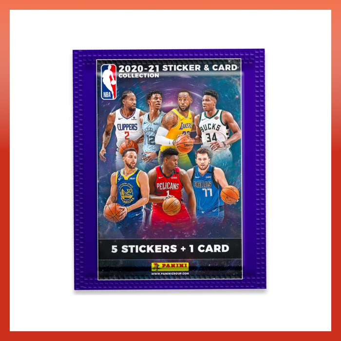 NBA Panini 2020 - 21 Sticker and Card Collection [Per - Pack] | Shopee ...