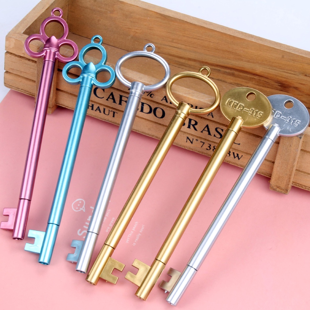 Cute Key Design Gel Pen Writing Signing Pen Student Stationery School ...