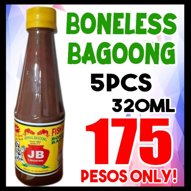 (Bundle Of 5PCs) JB Boneless Bagoong ISDA from Pangasinan (Best Seller) | Shopee Philippines
