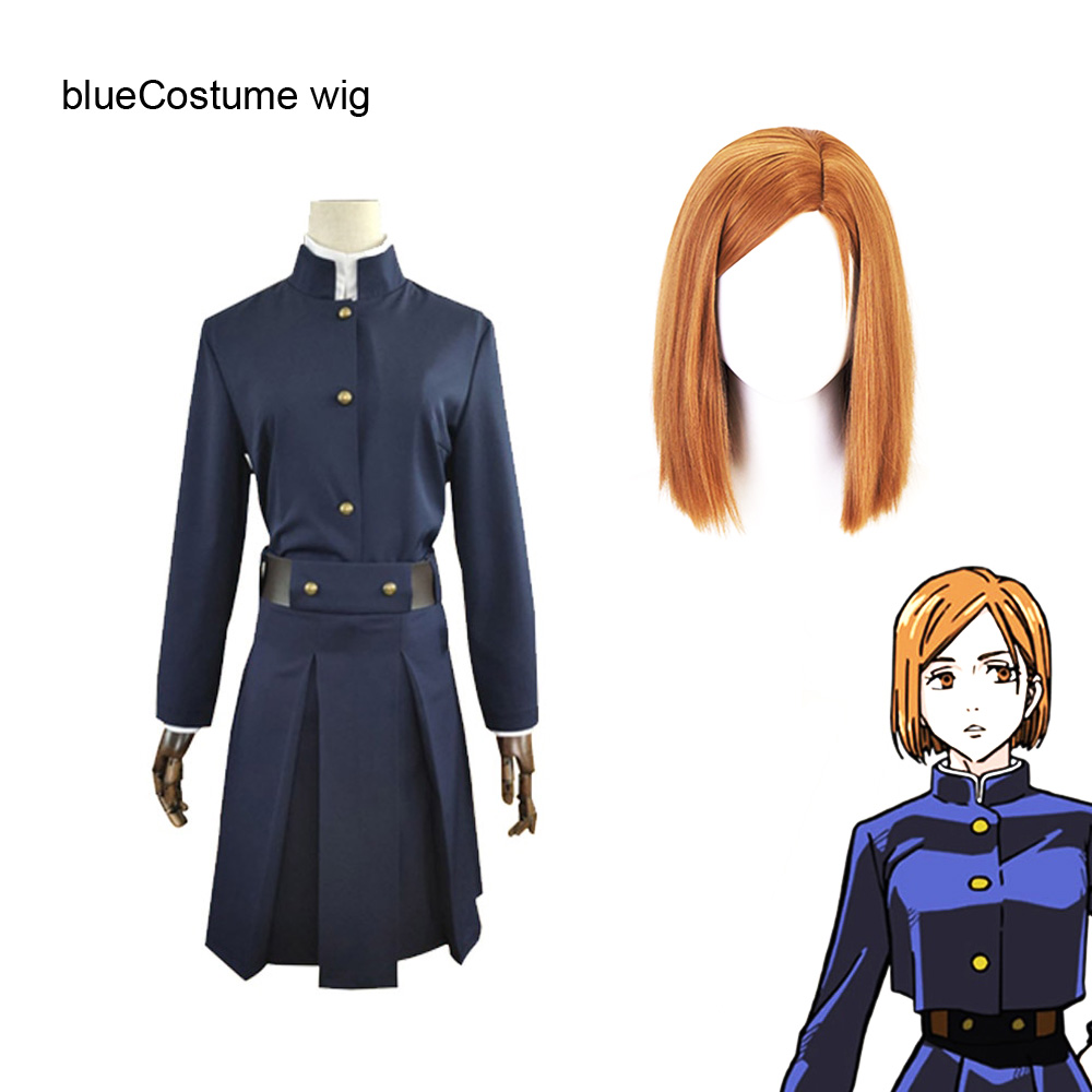 Anime Jujutsu Kaisen Kugisaki Nobara Cosplay Costume Uniform Set School ...