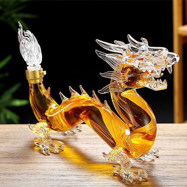 Household Craft Wine Bottle Dragon-Shaped Wine Bottle Twelve Zodiac ...