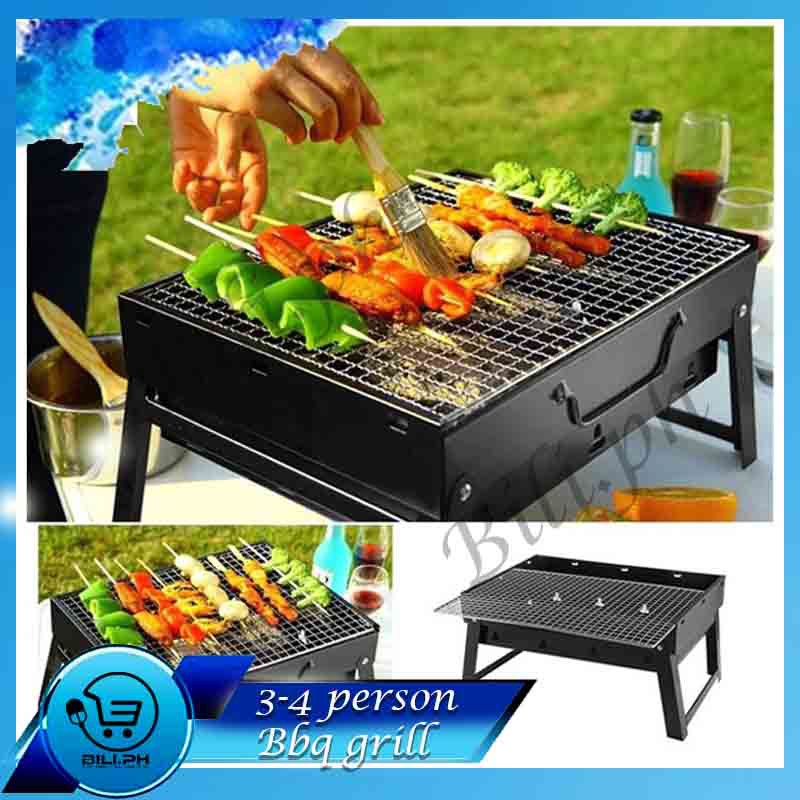 Bili.ph Portable Folding Charcoal BBQ Grill for 3 - 4 Person | Shopee Philippines