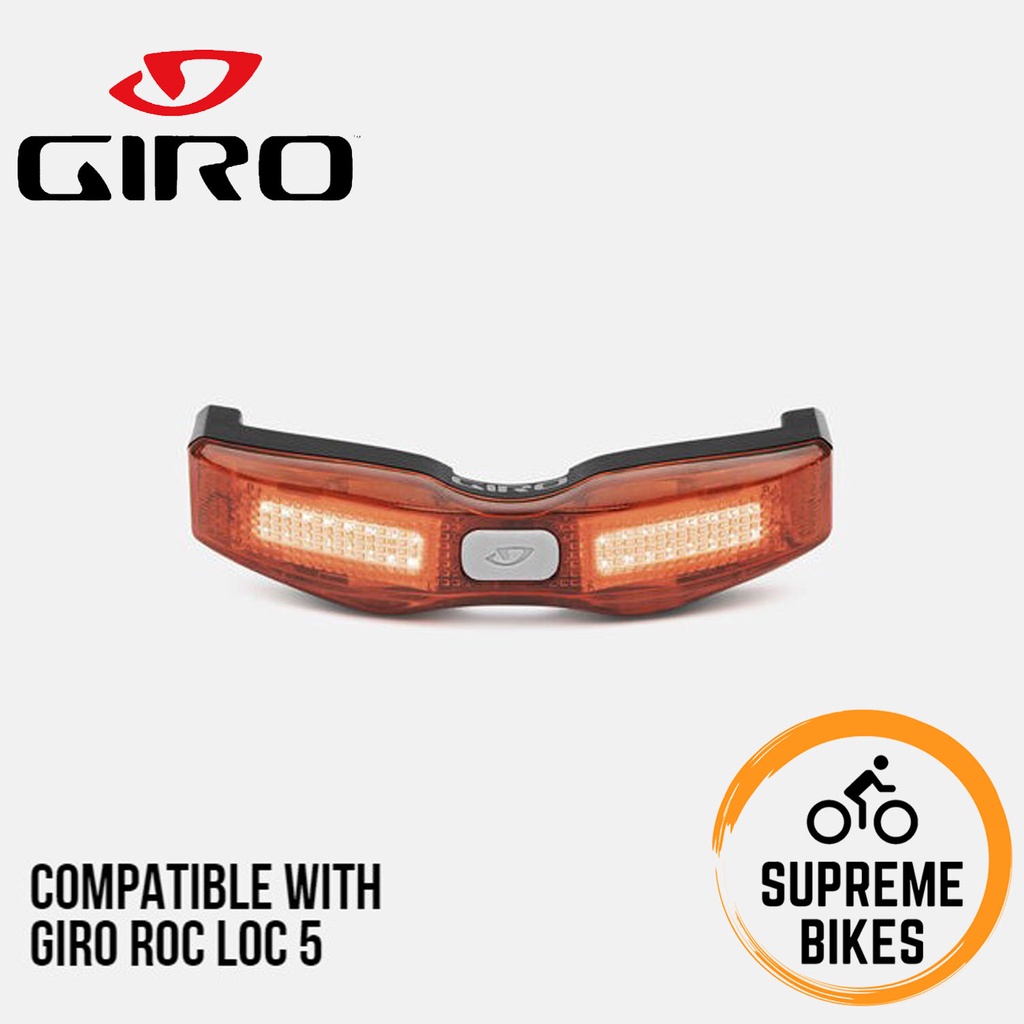 Giro Roc Loc 5 LED LIGHT for Helios, Agilis, Aether, Synthe, Cinder ...