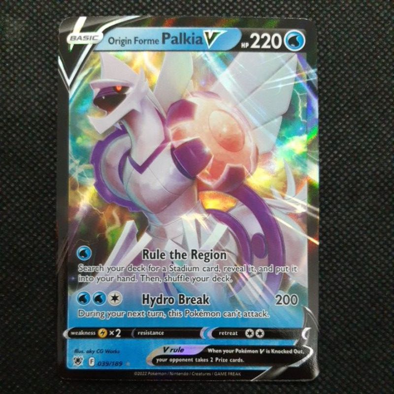 Pokemon Card TCG : Astral Radiance: Origin Forme Palkia V 039/189 ...