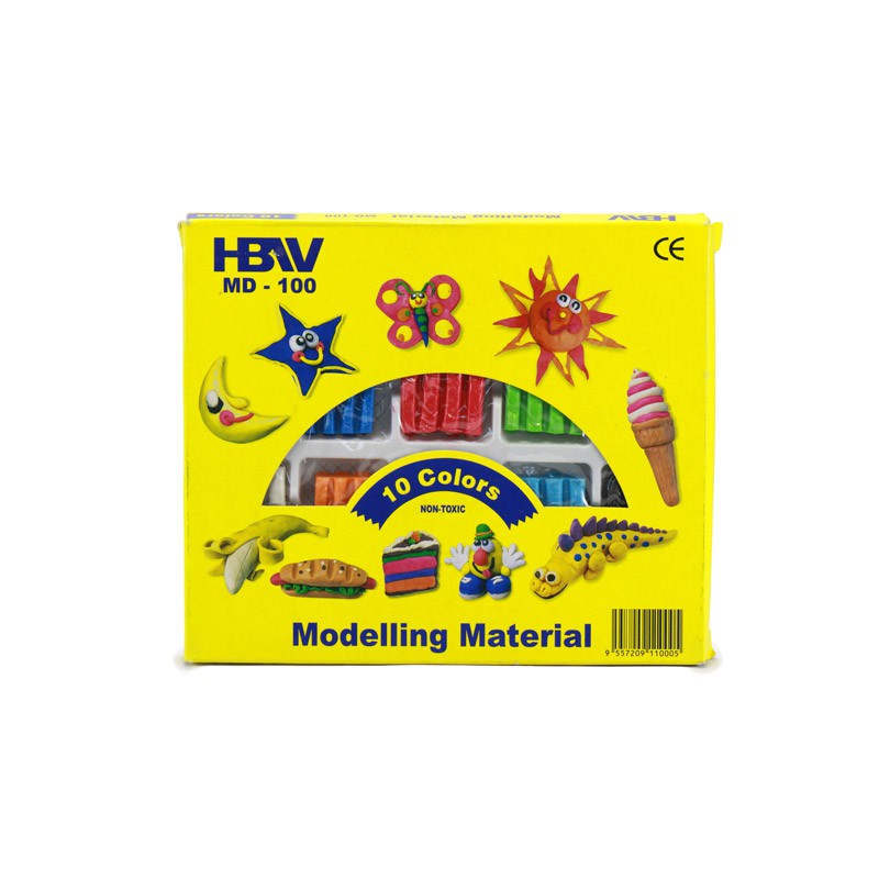 HBW Clay MD-100 ( 10 assorted Colors) | Shopee Philippines