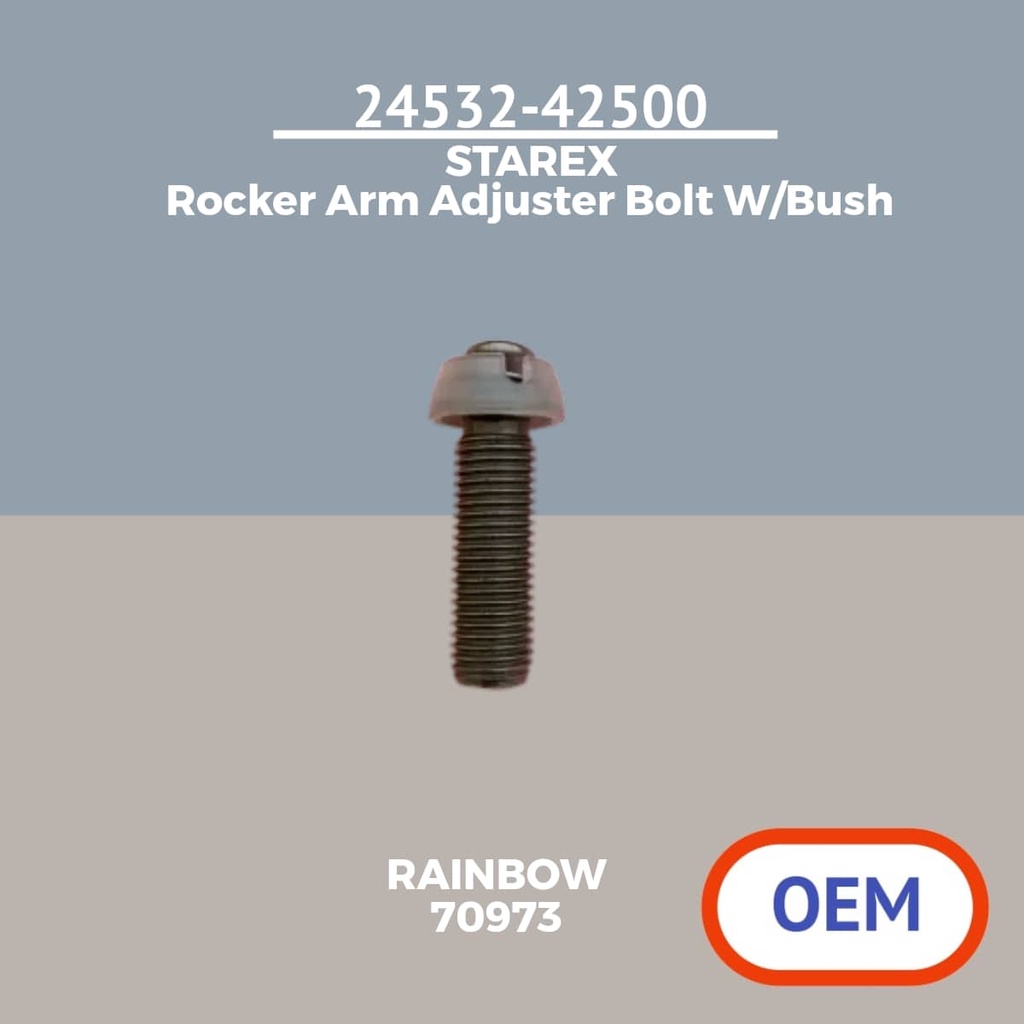 Rocker Arm Adjuster Bolt W/Bush for HYUNDAI Starex [OEM] Part #;24532 ...