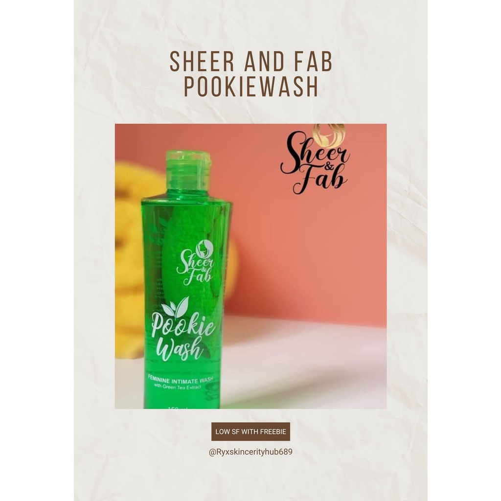 SHEER AND FAB POOKIE WASH | Shopee Philippines