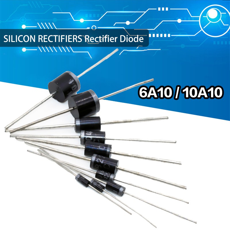 10pcs/set 10A10 6A10 AMP SILICON RECTIFIERS Rectifier Diode R-6 DO-27 | Shopee Philippines