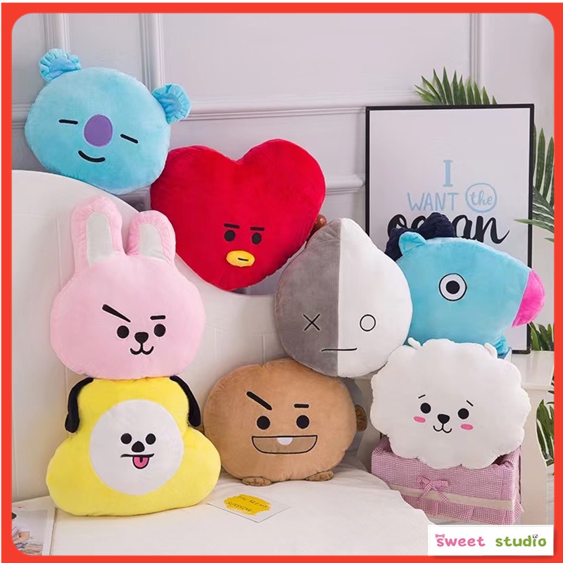SS Kpop BTS BT21 Plush Toys Stuffed Toy Bangtan Boys BTS Pillow COD ...