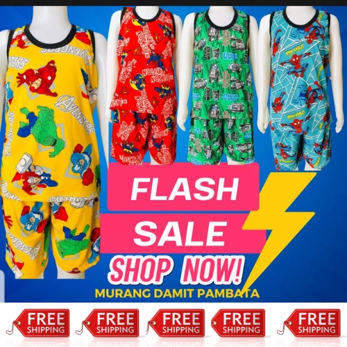 1PAIR Terno Sando Short for Infant Kids Baby Boy for 6mos -12 Years Old ...