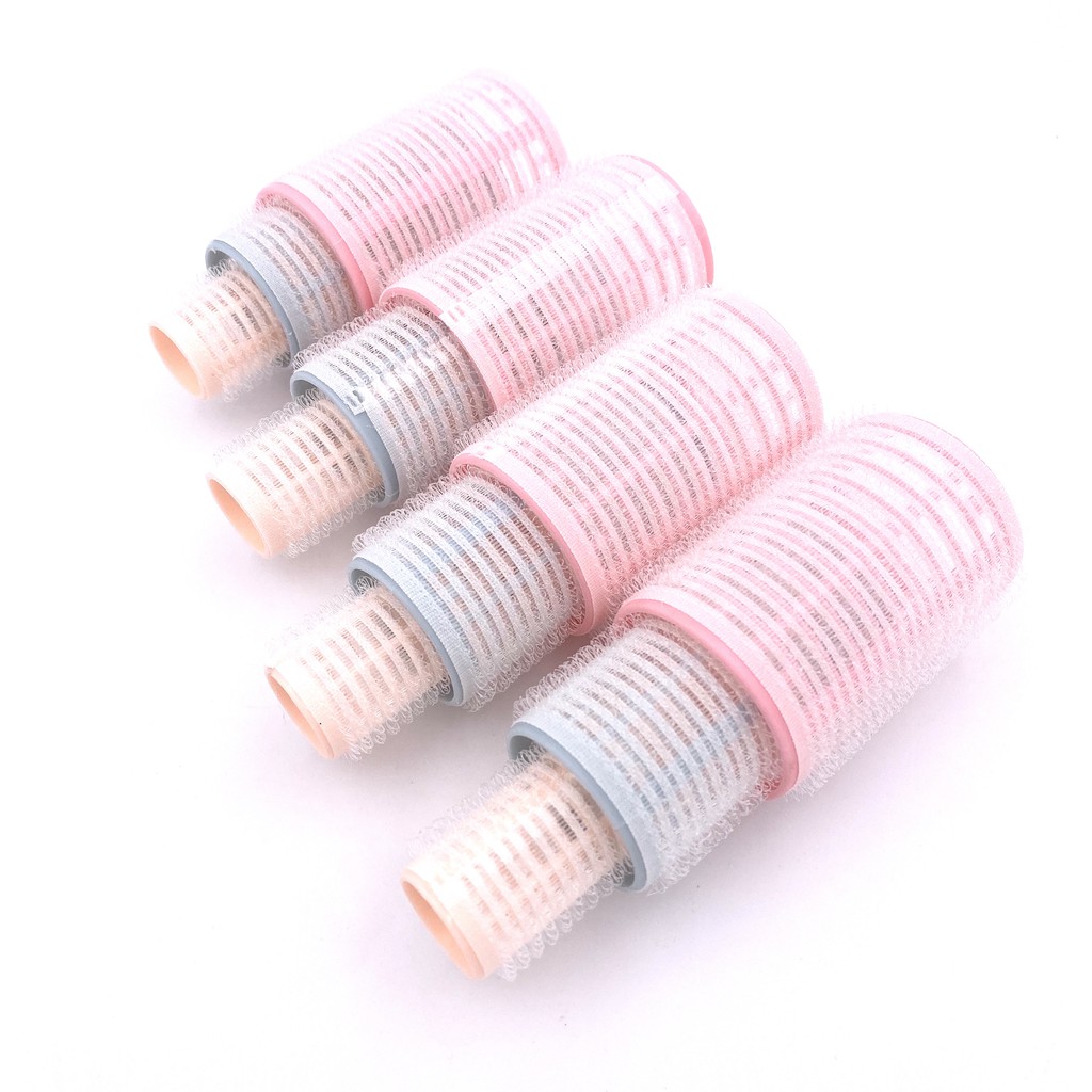 Gladking 12 Pieces 3 Sizes Colorful Hair Velcro Roller Set | Shopee ...