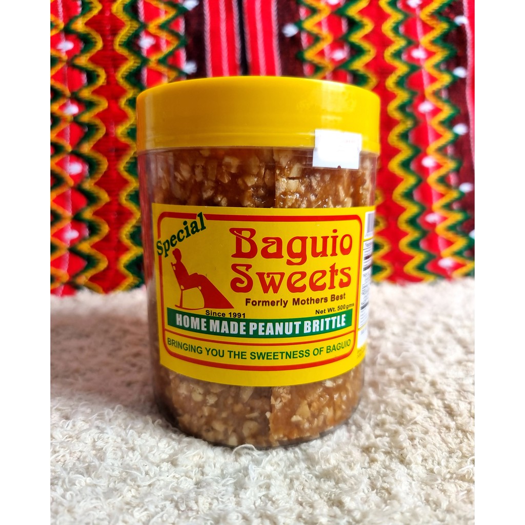 Baguio Sweets Peanut Brittle Caution: MADALING MADUROG | Shopee Philippines