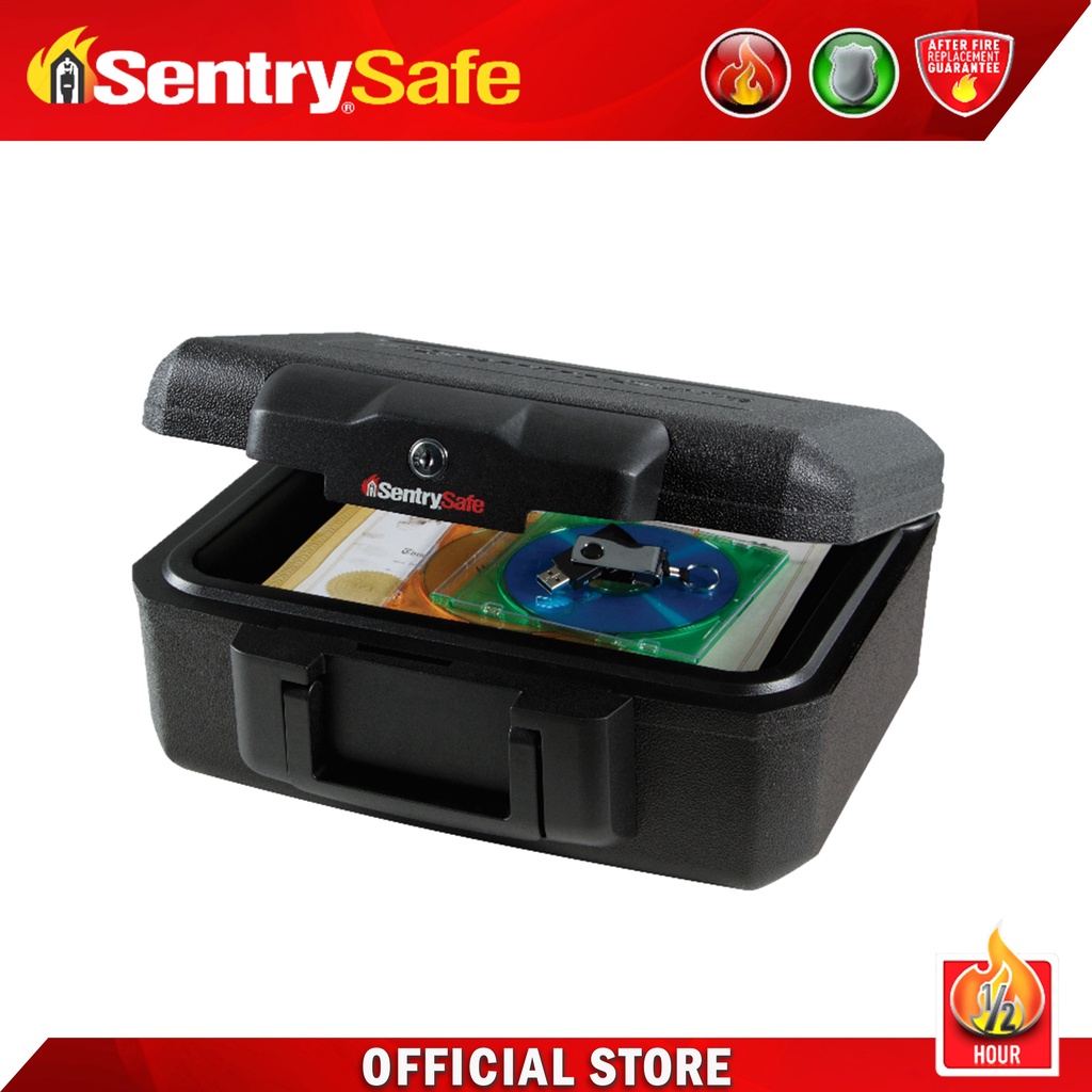 SENTRY SAFE 1200 Fire Protection Chest with Security Key Lock Model ...