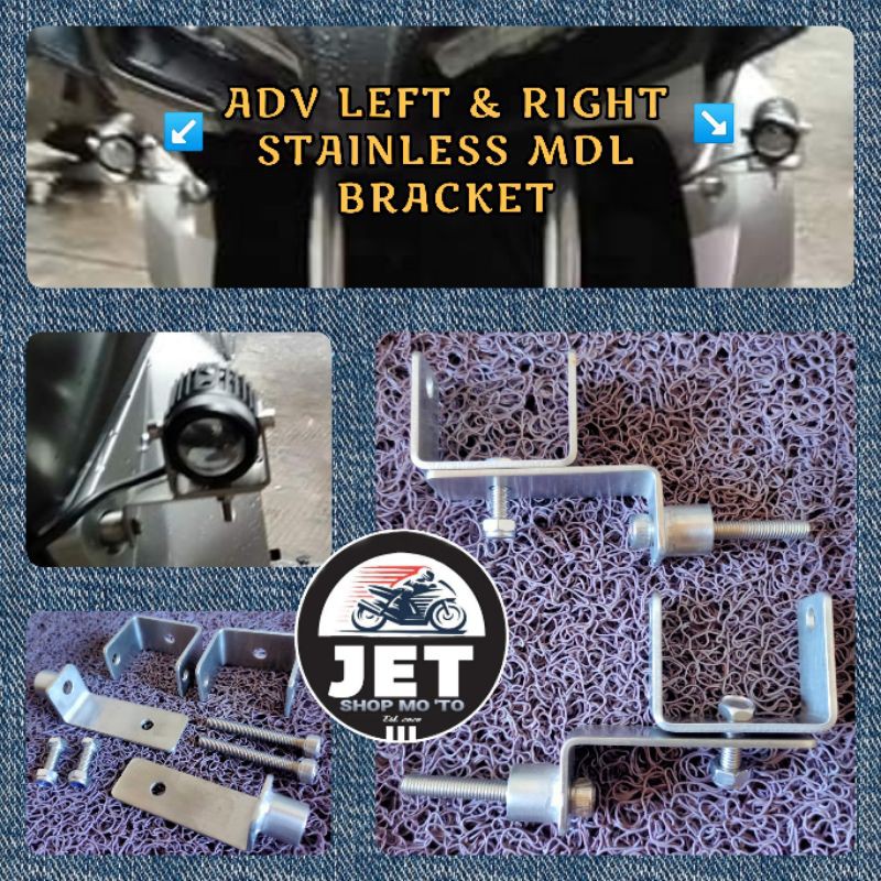 STAINLESS ADV LEFT & RIGHT MDL BRACKET | Shopee Philippines