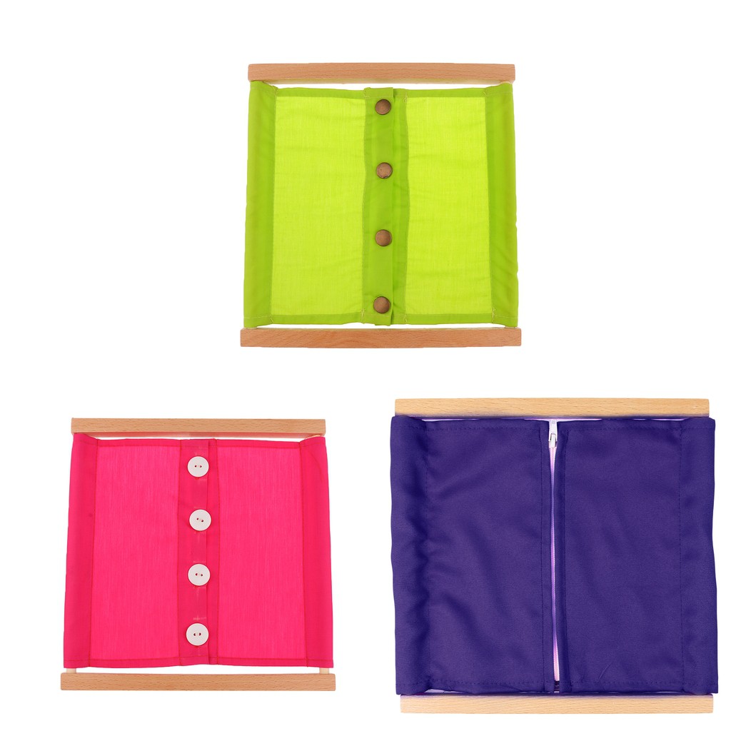 Zipping Buttoning Dressing Frame Set for Kids Early Development ...
