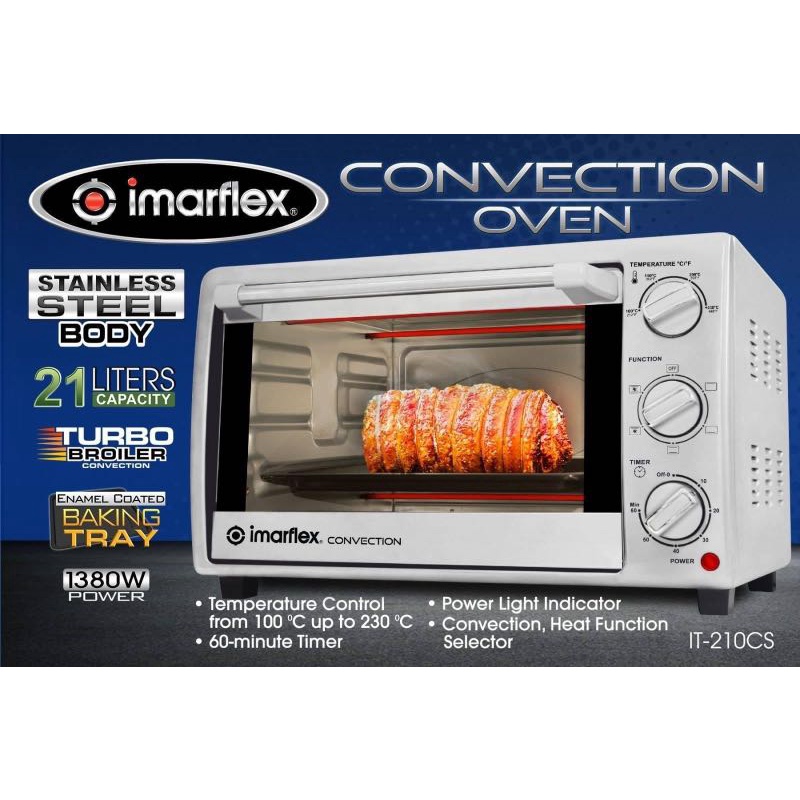 Imarflex IT-210CS 21 Liters Convection Oven (Houseware Express ...