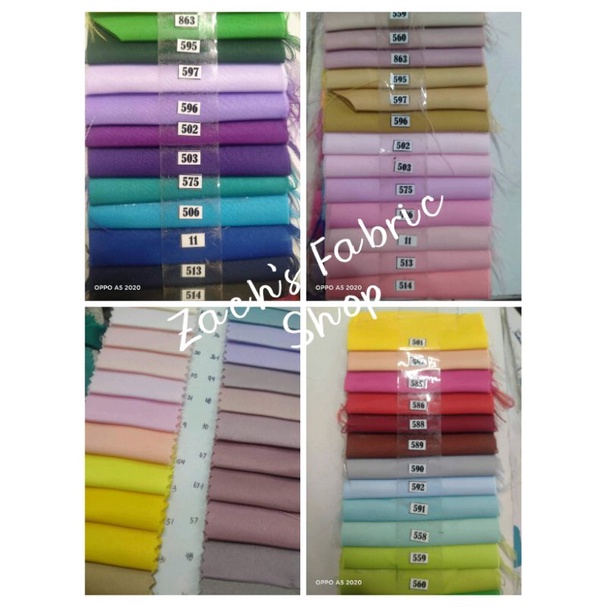 Dutches Bridal Satin Fabrics 60"sold per yard | Shopee Philippines