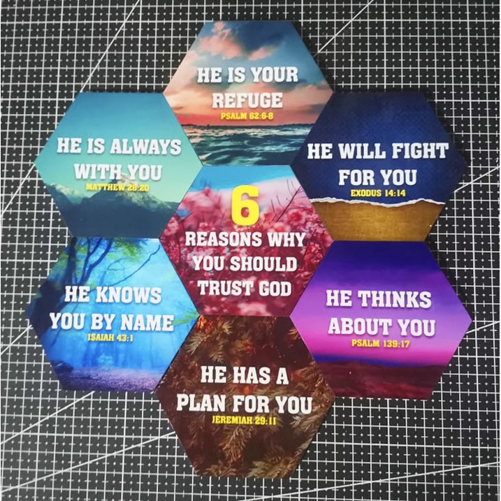 6 REASONS WHY YOU SHOULD TRUST GOD -SINTRA BOARD WALL FRAME | Shopee ...