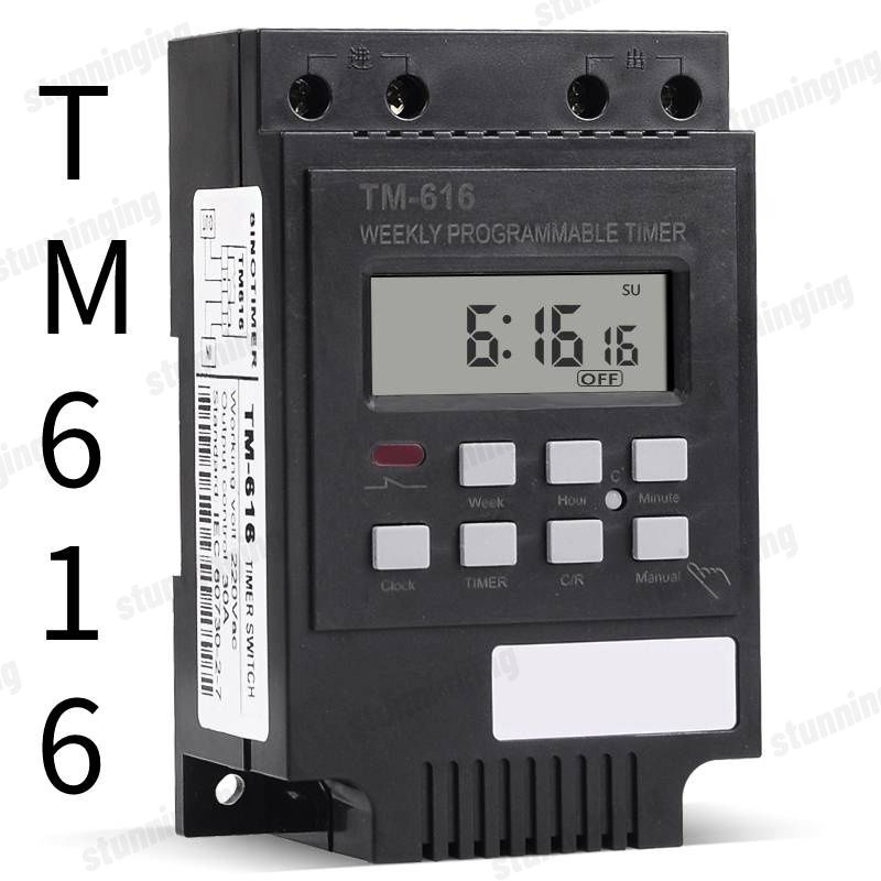 Tm616 Ac 220v Digital Lcd Power Programmable Switch Relay 30a Timer ... Tm616 Ac 220v Digital Lcd Power Programmable Switch Relay 30a Timer ...