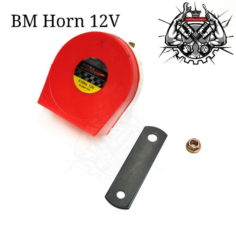 BM Horn 12 Volt Horn Hon bunyi lori Relay set sound kuat | Shopee ...