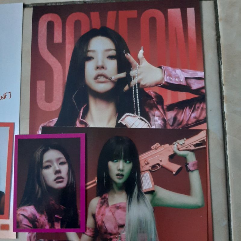 Photocard Postcard ID Photo (G)I-DLE I Never Die GBC I Burn PC Miyeon ...
