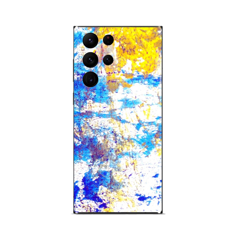 3D Colorful Watercolor Oil Paint Wraps Stickers for SAMSUNG Galaxy S22 ...