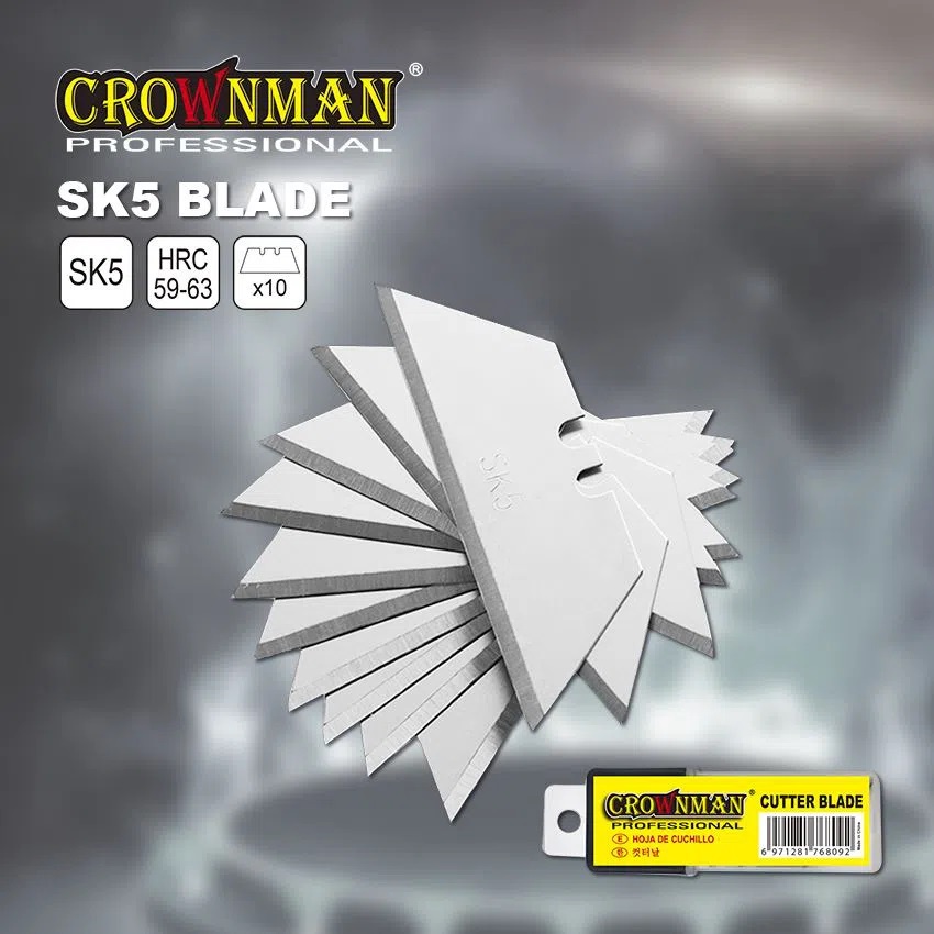 CROWNMAN Utility And Knife Blade SK5 Set 10PCS | Shopee Philippines