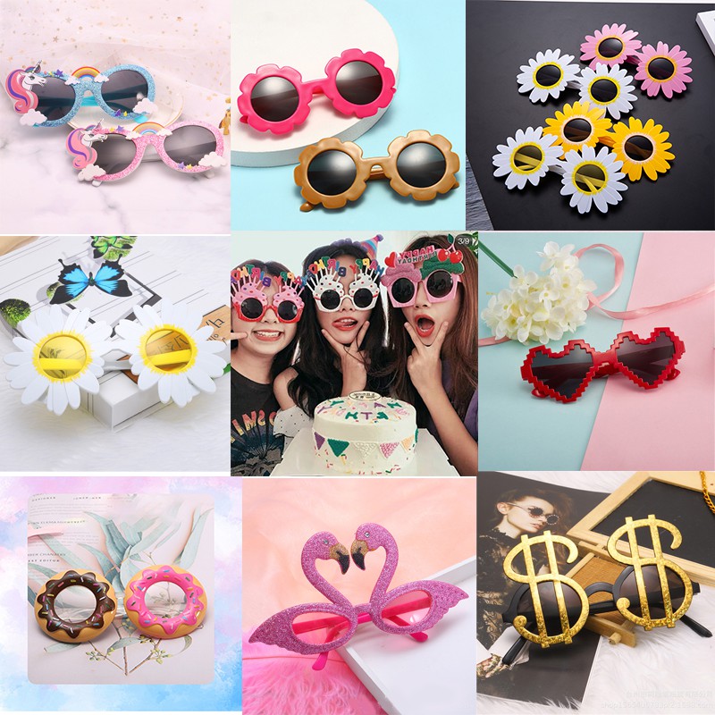 Birthday Party Glasses Funny Creative Children Happy Party Photo Props ...