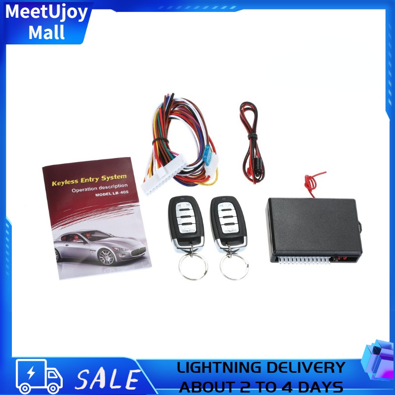 Universal Car Remote Central Kit Locking Keyless Entry System 4 Button ...