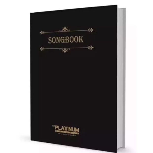 PLATINUM Hard-Bound Songbook Clear book Folder 100+ Pages(book only no with songlist) | Shopee ...