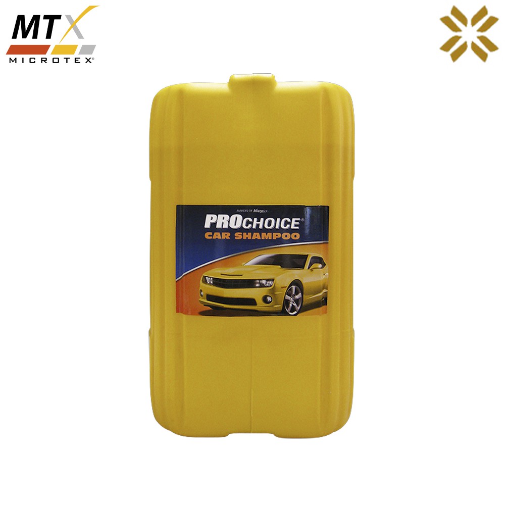 Microtex Prochoice Shampoo 20L (pH Neutral 4 Liters, MTX Car Care ...