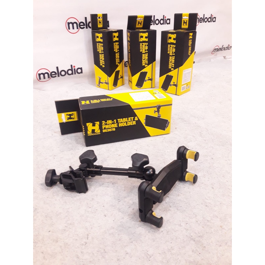 Hercules DG307B 2 in 1 tablet and phone holder for mic stand | Shopee ...