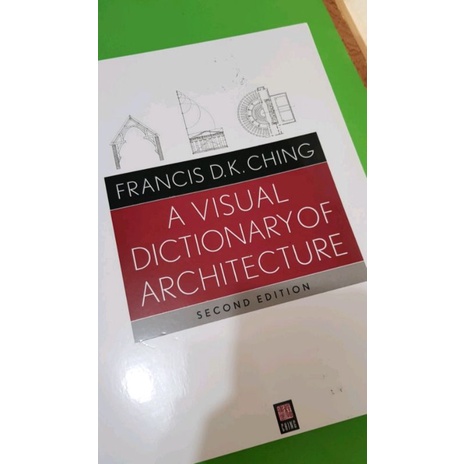 A Visual Dictionary of Architecture d.k Ching | Shopee Philippines