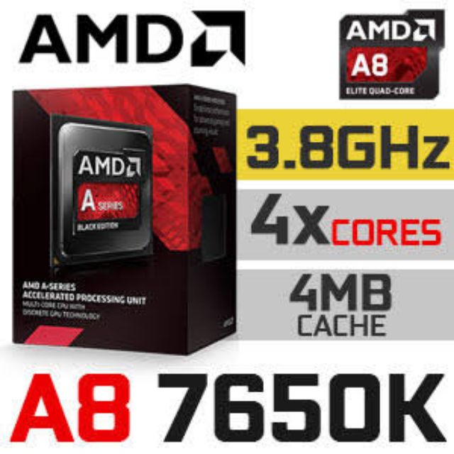 AMD A8-7650K 3.8GHZ apu processor--NEW!! | Shopee Philippines
