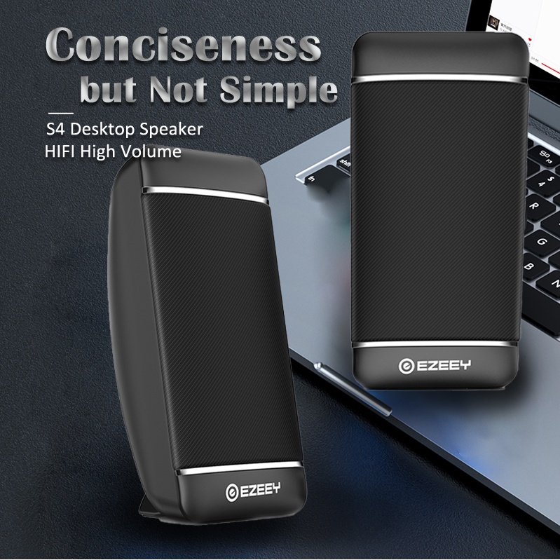 Desktop Computer Speaker Wired Multimedia Sound Box Subwoofer Mini ...