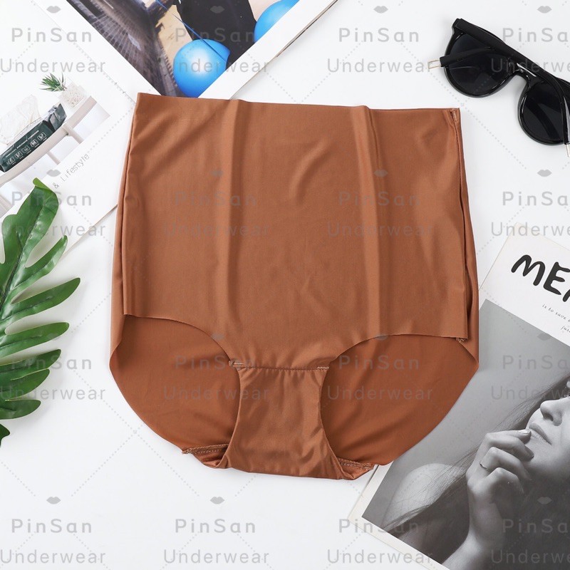 PinSan High Waist Seamless Panty Ice Silk Pantise Women Underwear ...