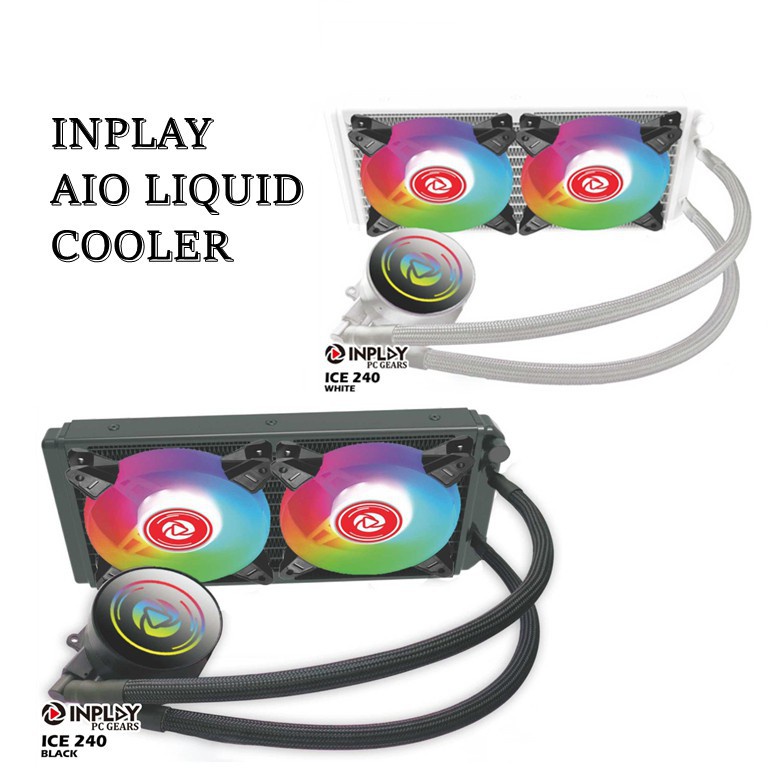 InPlay Ice 240 All-In-One Liquid Cooling Fan White | Shopee Philippines