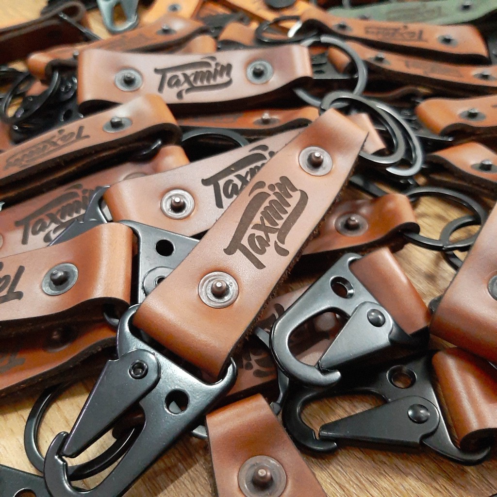 GANTUNGAN Premium Imported Leather Keychain / Key Chain / Key Fob (FRAU ...