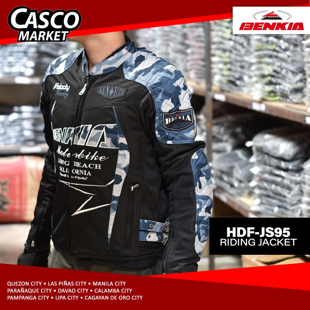 BENKIA HDF-JS95 MOTORCYCLE RIDING JACKET (FOR MEN) | Shopee Philippines