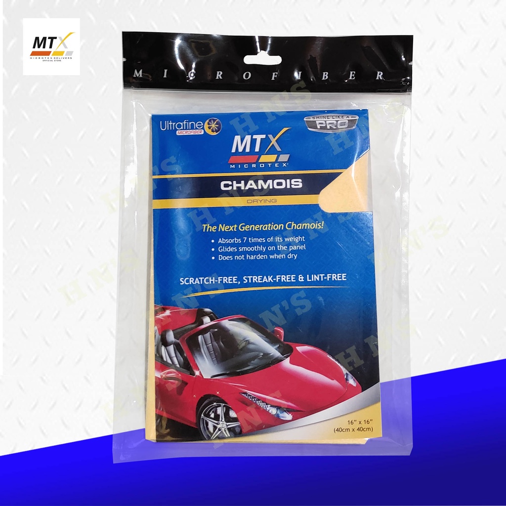 Microtex MTX Microfiber Chamois Drying Cloth Car Care 16" x 16 ...