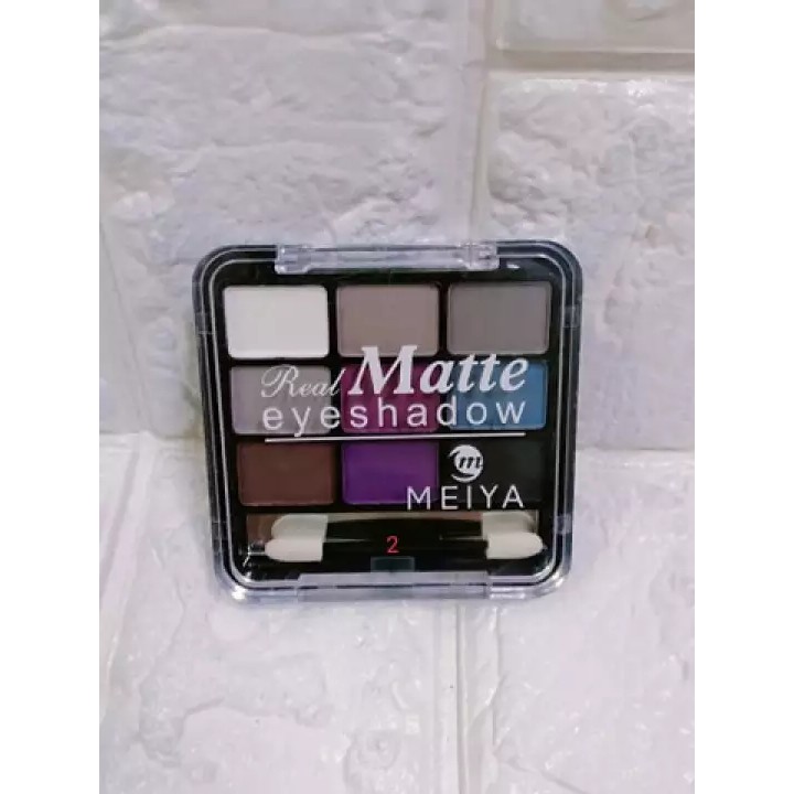 Meiya reaL matte eyeshadow 9 colors/pcs ( random color) | Shopee ...