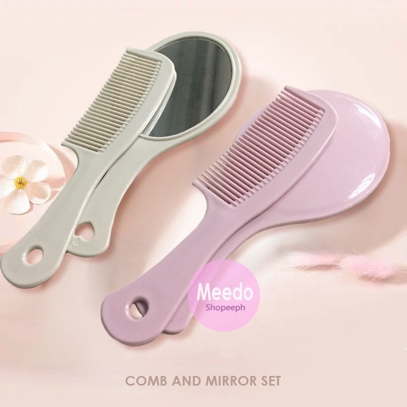Fully Hand Mirror with Hair Comb Special Combo / Hair Accessories ...